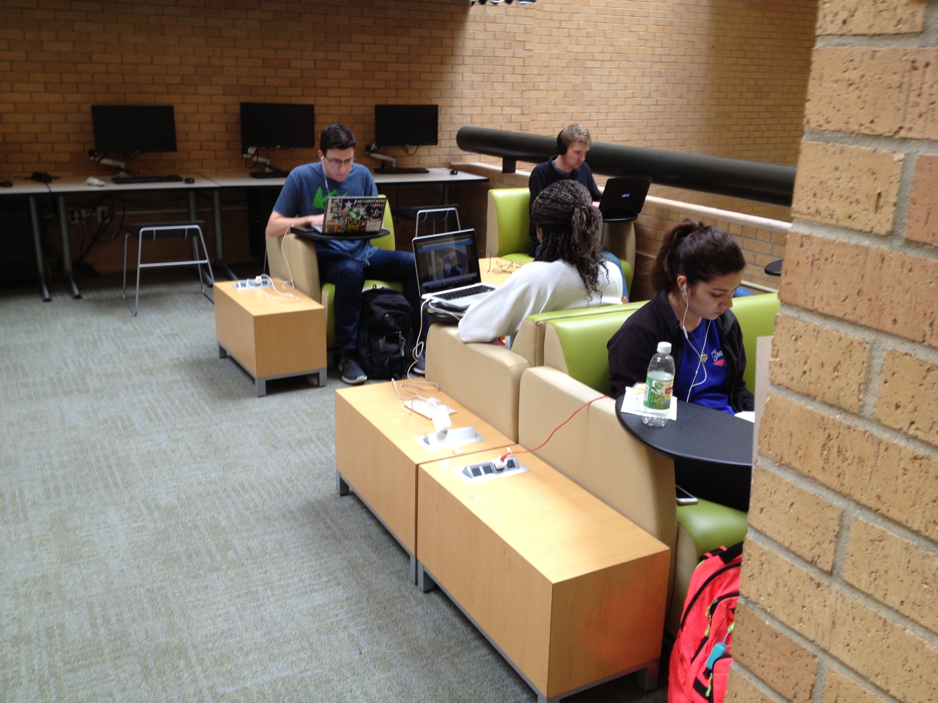 We had an open seating area that was being under-utilized, so we turned ...